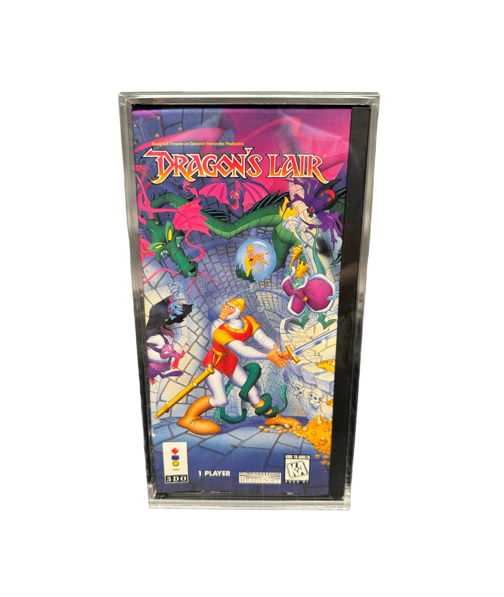 3DO Long Box Size Video Game Acrylic Hard Case - UV PROTECTED Magnetic ...